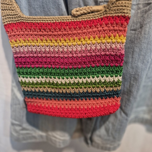 The Sak | Bags | The Sak Limited Edition Rainbow Crochet Macrame ...